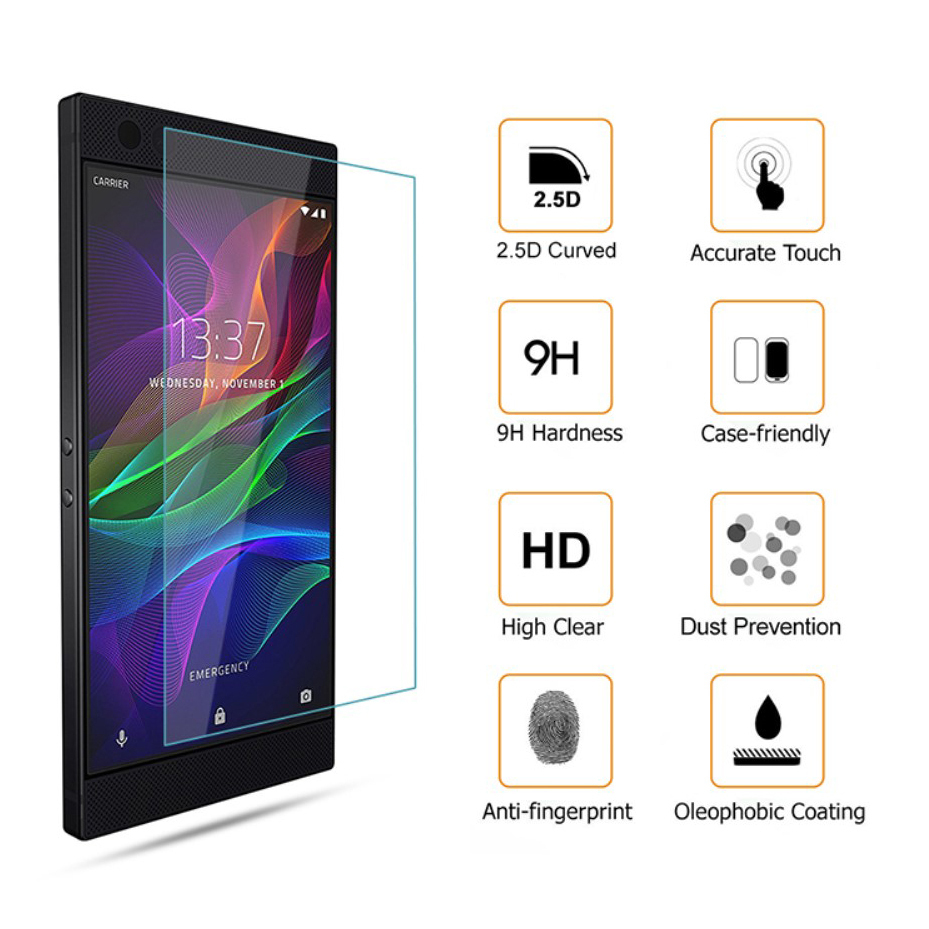 9H Tempered Glass Screen Protector for Razer Phone